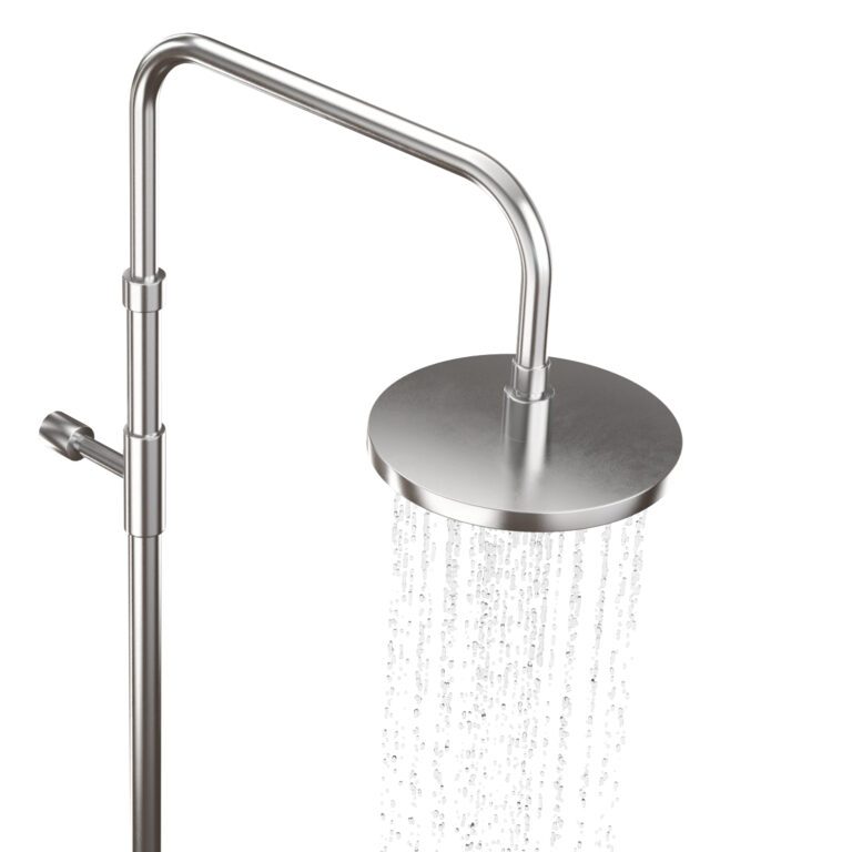 Wall Mounted Shower V4A (333040) 3D model - Download 3D model Wall ...