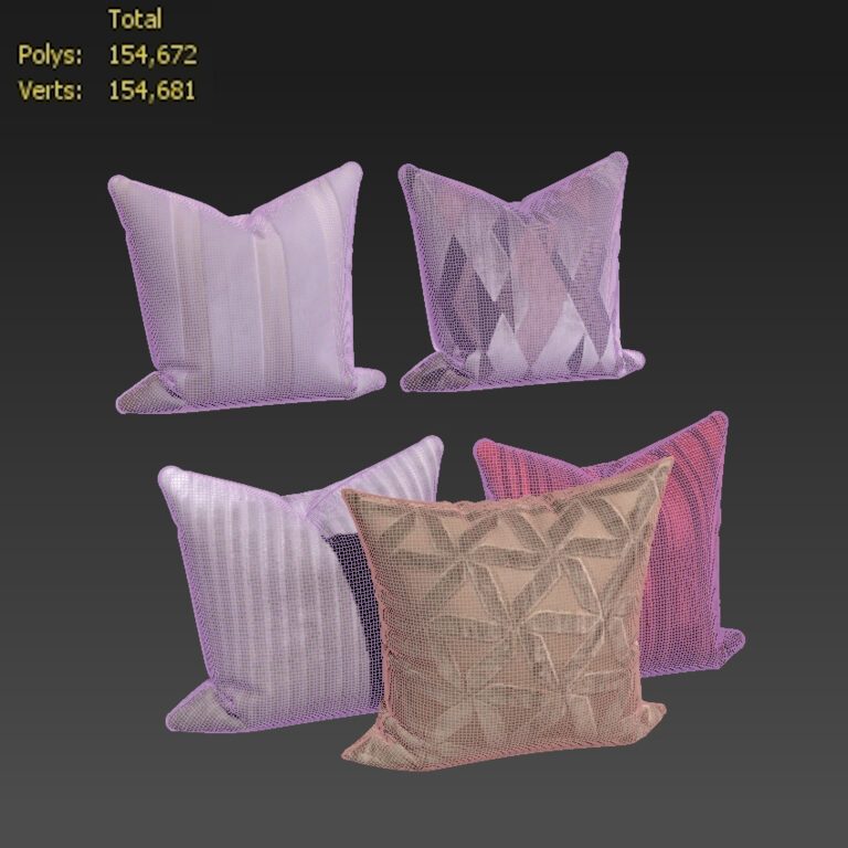 Pillow 510 (333133) 3D model - Download 3D model Pillow 510 (333133 ...