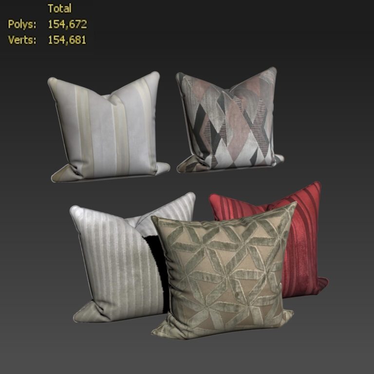 Pillow 510 (333133) 3D model - Download 3D model Pillow 510 (333133 ...