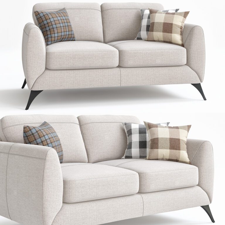 Sofa Hurley 62 Genuine (333636) 3D model - Download 3D model Sofa ...