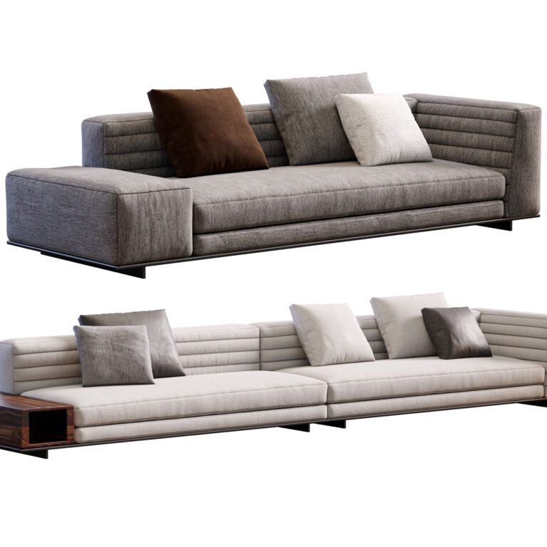 Sofa Roger By Minotti (333883) 3D model - Download 3D model Sofa Roger ...
