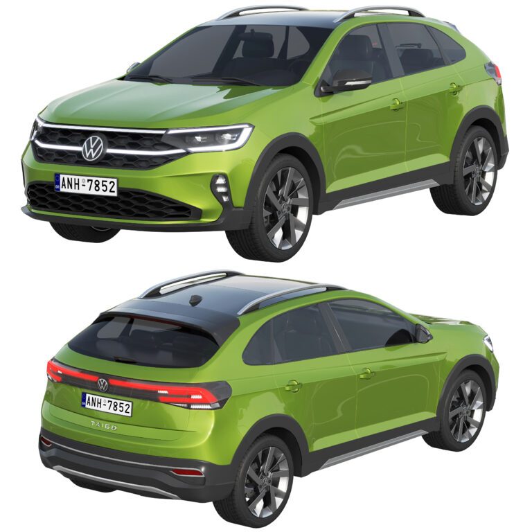 Volkswagen Taigo (334011) 3D model - Download 3D model Volkswagen Taigo ...