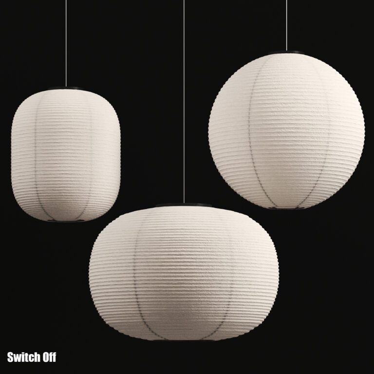 Paper Shade Collection By Hay (334081) 3D model - Download 3D model ...