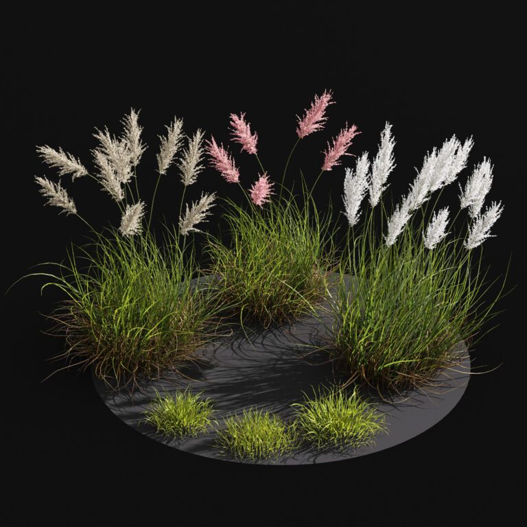 Meadow Lawn Grassland Set 018 (334182) 3D model - Download 3D model ...