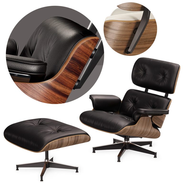 Eames Lounge Chair (334222) 3D model - Download 3D model Eames Lounge ...