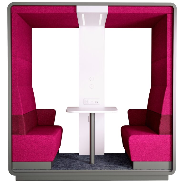 Mikomax Smart Office | HUSH MEET OPEN S Acoustic booth for meetings and ...