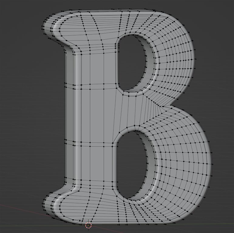 Letter B (334232) 3D model - Download 3D model Letter B (334232 ...