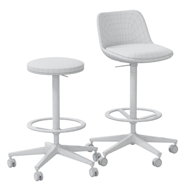 Brunner lift active table and chair (334435) 3D model - Download 3D ...