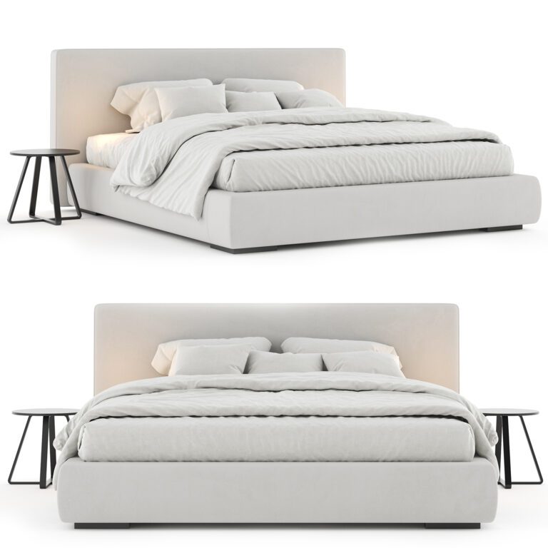 B&B Italia Richard Bed (334570) 3D model - Download 3D model B&B Italia ...