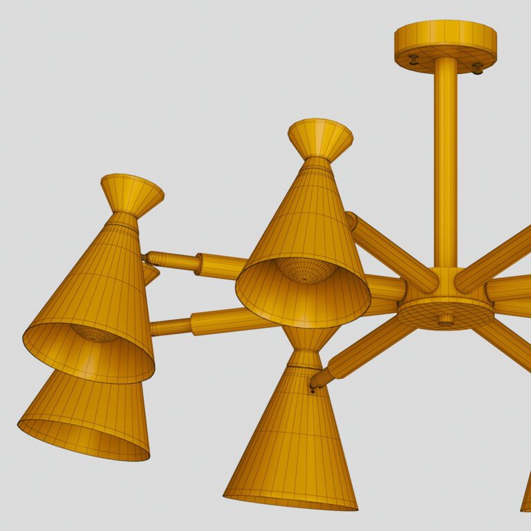 OLA by Virolight chandelier (334765) 3D model - Download 3D model OLA ...