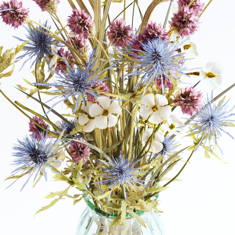 Bouquet of dried flowers (334813) 3D model - Download 3D model Bouquet ...