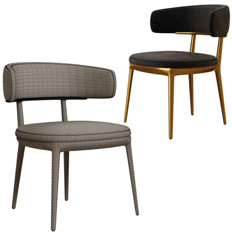 Maxalto Caratos Chair (334989) 3D model - Download 3D model Maxalto ...
