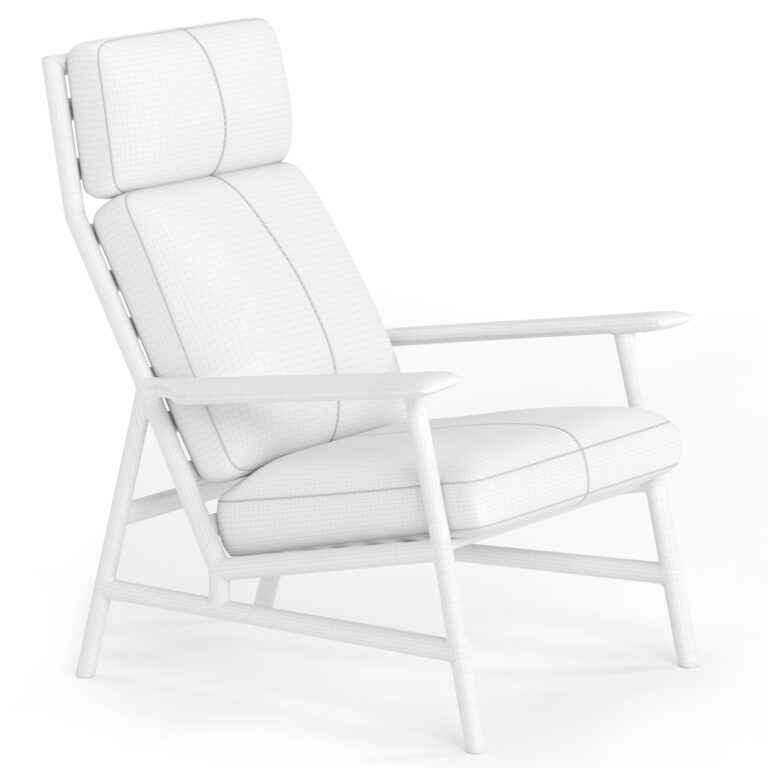 Philosophers Lounge Chair (335082) 3D model - Download 3D model ...