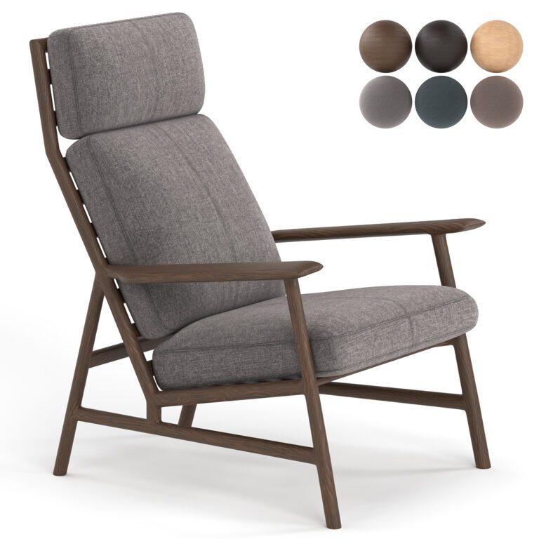 Philosophers Lounge Chair (335082) 3D model - Download 3D model ...