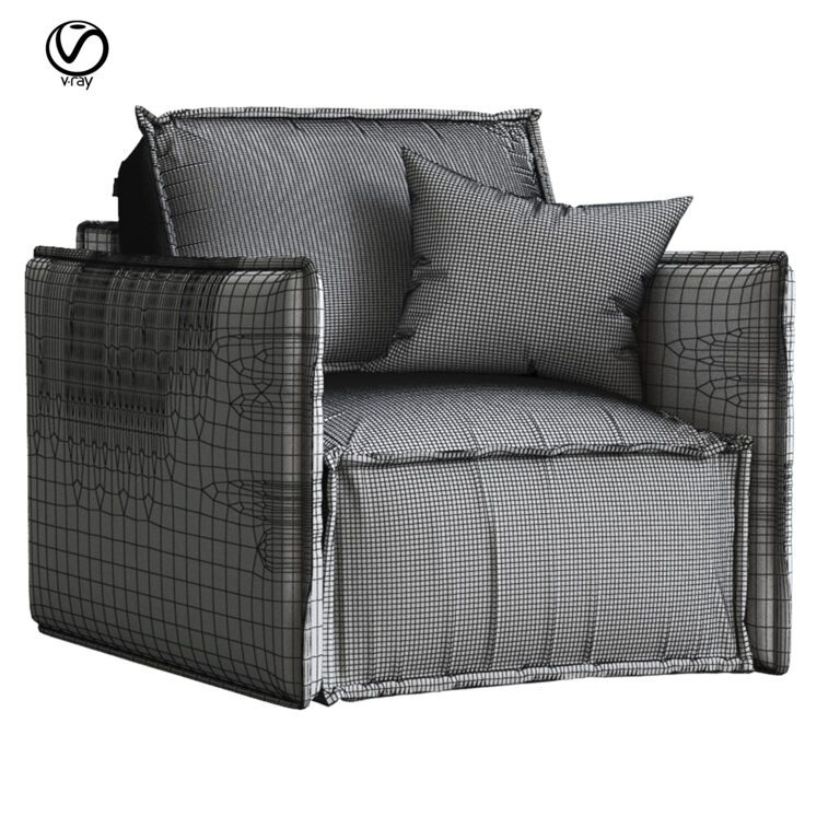 Olen Mini armchair by Divan (335107) 3D model - Download 3D model Olen ...