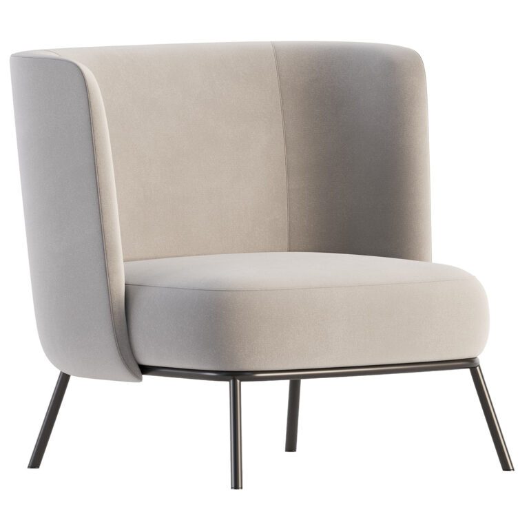 SHIFT HIGH Armchair By Offecct (335710) 3D model - Download 3D model ...