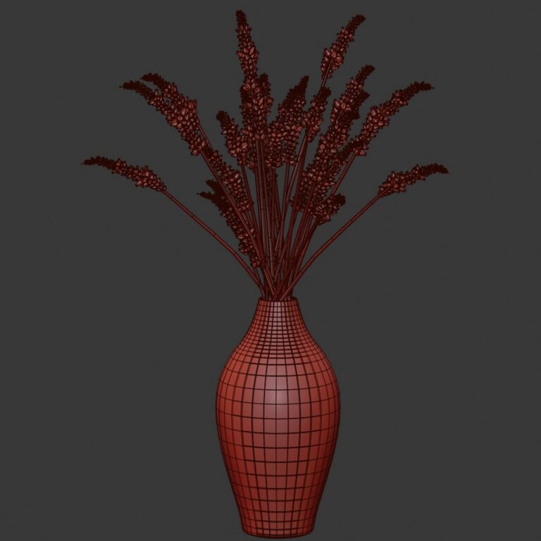 Bouquet of lavender (335830) 3D model - Download 3D model Bouquet of ...