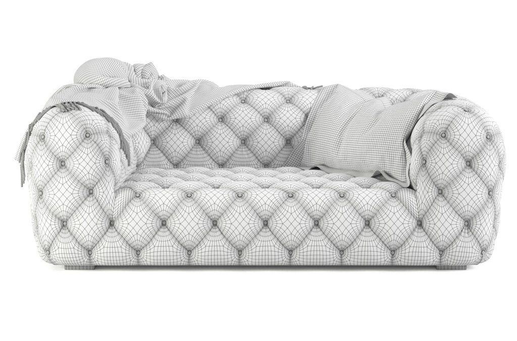 1950 Chester Moon Sofa (336227) 3D model - Download 3D model 1950 ...