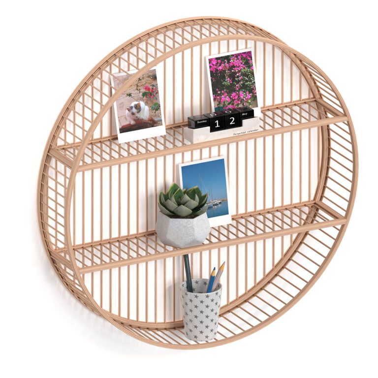 Bamboo round shelf LA REDOUTE INTERIEURS - Hadga (336804) 3D model ...