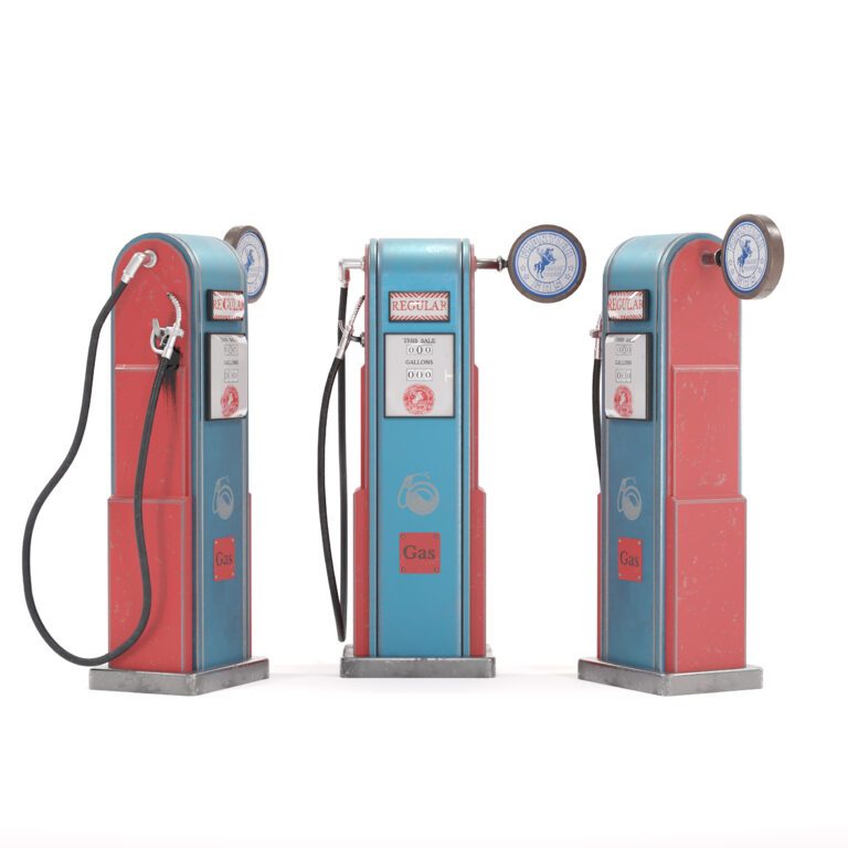 Frontier Gas Pump (336861) 3D model - Download 3D model Frontier Gas ...