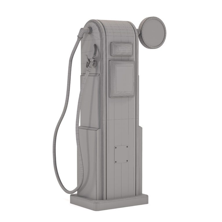 Frontier Gas Pump (336861) 3D model - Download 3D model Frontier Gas ...