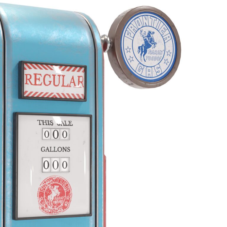 Frontier Gas Pump (336861) 3D model - Download 3D model Frontier Gas ...