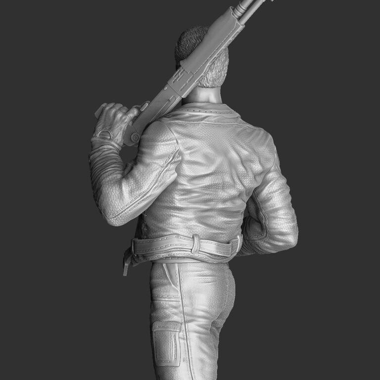TERMINATOR T-800 FOR 3D PRINTING ASSEMBLED (336945) 3D model - Download ...