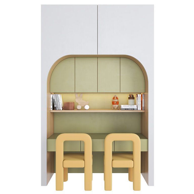 Furniture composition workplace nursery 24 (337185) 3D model - Download ...