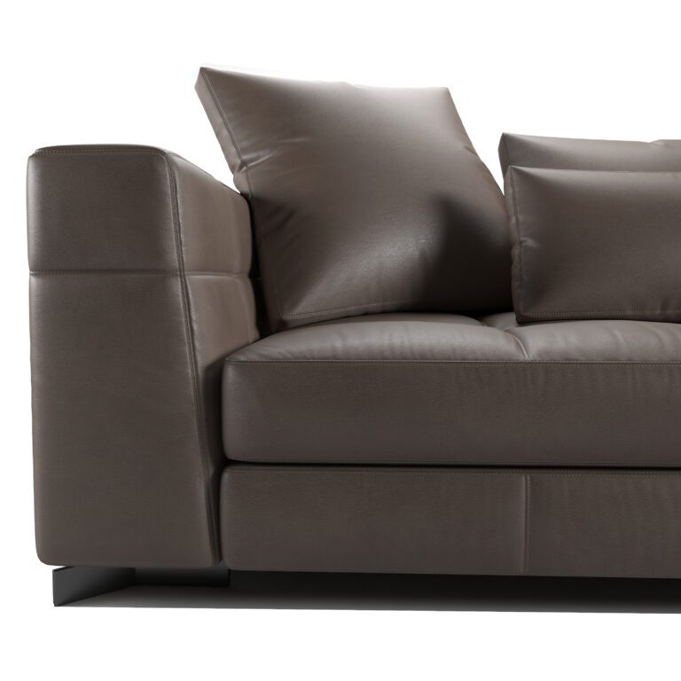 Minotti blazer leather sofa (337371) 3D model - Download 3D model ...