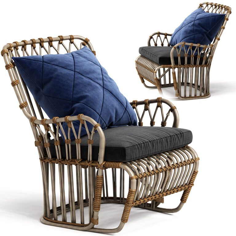 Tulip Lounge Chair (337752) 3D model - Download 3D model Tulip Lounge ...