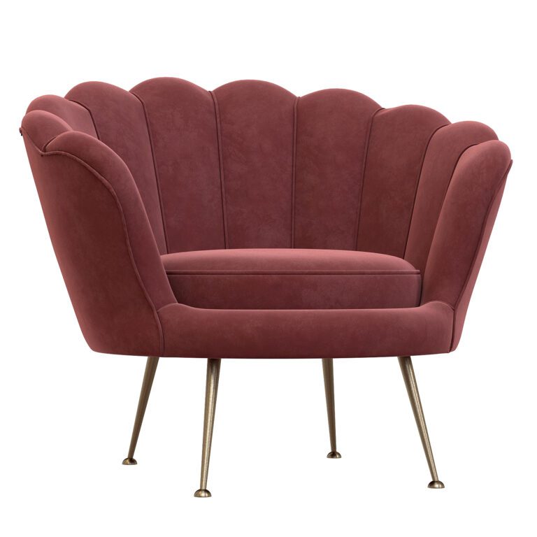 Eichholtz Red Trapezium armchair (337892) 3D model - Download 3D model ...