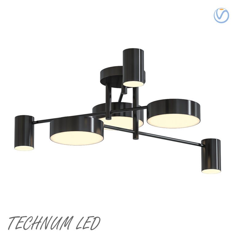 TECHNUM LED chandelier (337919) 3D model - Download 3D model TECHNUM ...