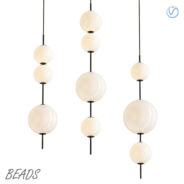 BEADS pendant lamp (338010) 3D model - Download 3D model BEADS pendant ...