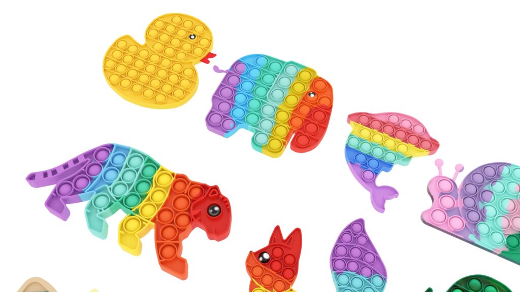 Animal Pop It Fidget Toys Set (338137) 3D model - Download 3D model ...