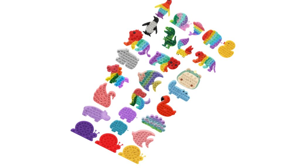 Animal Pop It Fidget Toys Set (338137) 3D model - Download 3D model ...