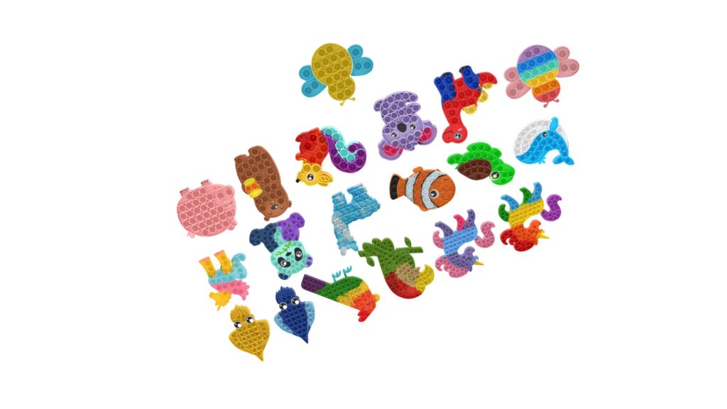 Animal Pop It Fidget Toys Set (338140) 3D model - Download 3D model ...
