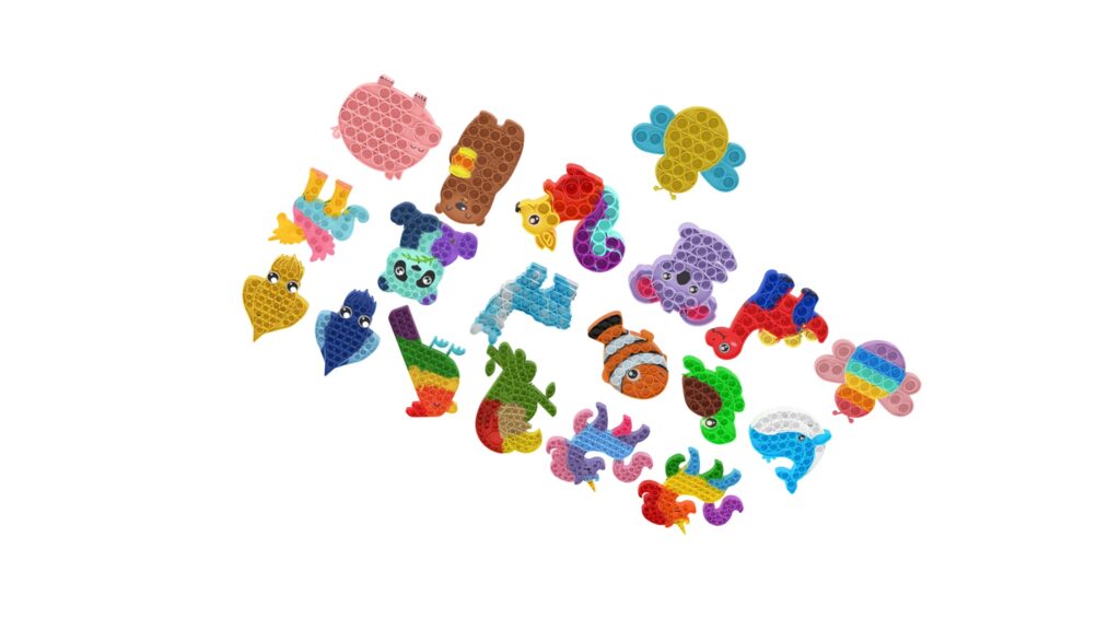 Animal Pop It Fidget Toys Set (338140) 3D model - Download 3D model ...