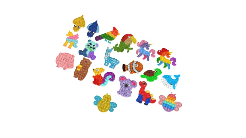 Animal Pop It Fidget Toys Set (338140) 3D model - Download 3D model ...