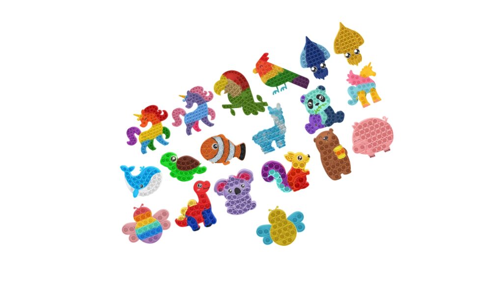 Animal Pop It Fidget Toys Set (338140) 3D model - Download 3D model ...