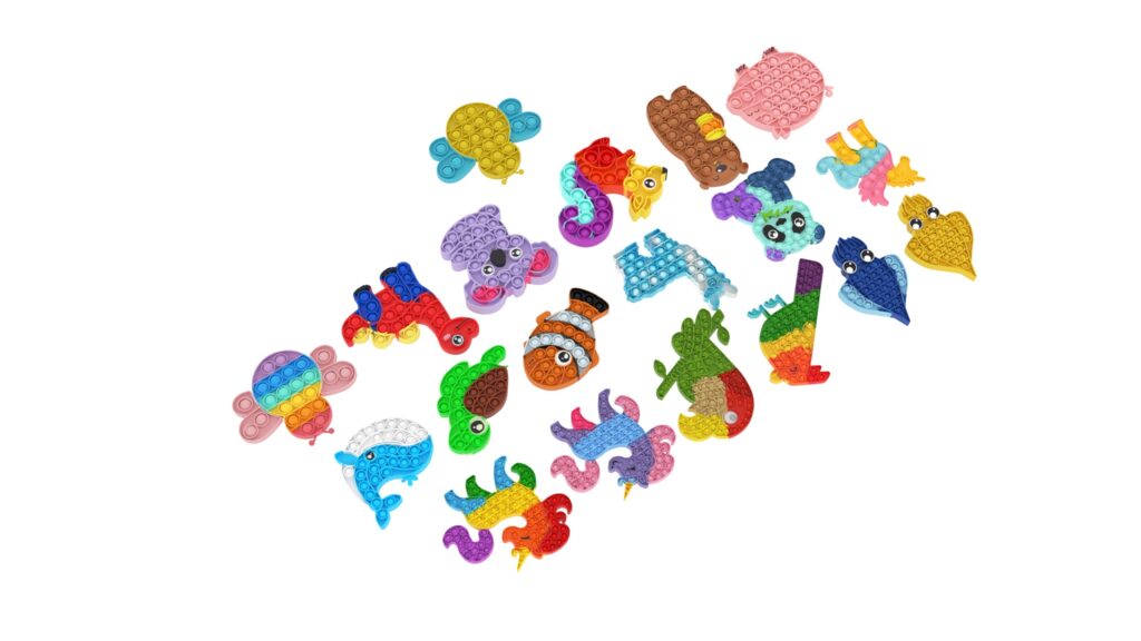 Animal Pop It Fidget Toys Set (338140) 3D model - Download 3D model ...