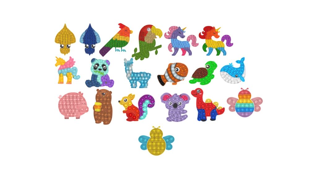 Animal Pop It Fidget Toys Set (338140) 3D model - Download 3D model ...