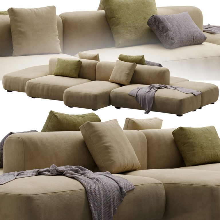 COSY ISLAND sofa (338317) 3D model - Download 3D model COSY ISLAND sofa ...