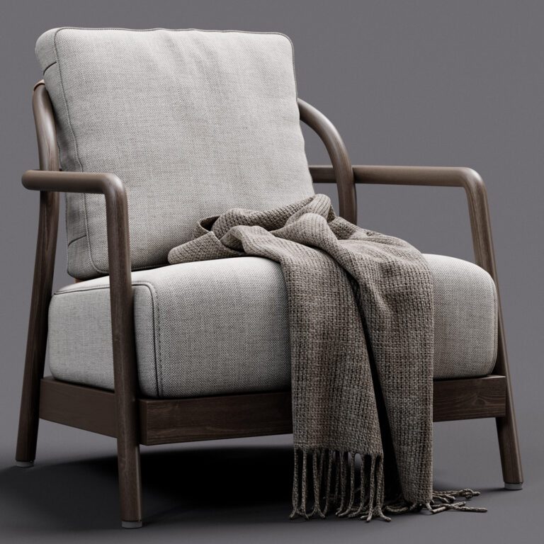 Armchair Alison By Flexform (338339) 3D model - Download 3D model ...