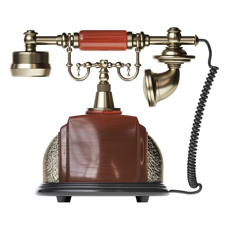 Antique telephone classical (339104) 3D model - Download 3D model ...