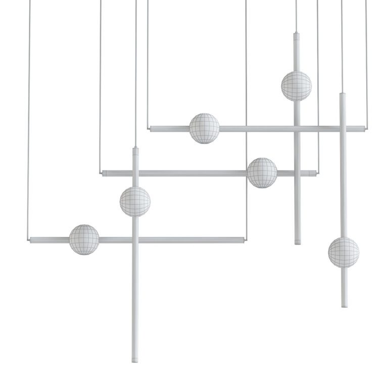 Chandelier Lee Broom (339612) 3D model - Download 3D model Chandelier ...