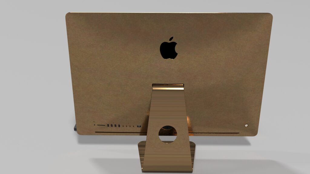 Apple iMac 27 gold (339921) 3D model - Download 3D model Apple iMac 27 ...