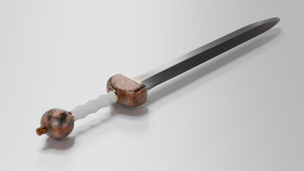 Roman sword (340029) 3D model - Download 3D model Roman sword (340029 ...