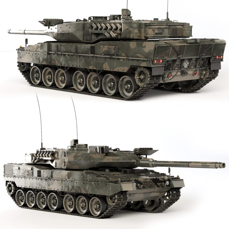 Tank Leopard 2A7 2006 (340608) 3D model - Download 3D model Tank ...
