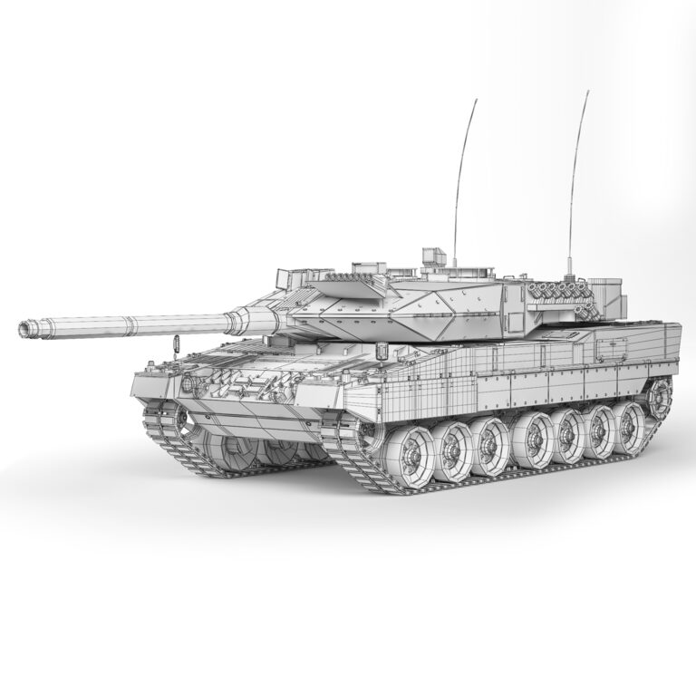 Tank Leopard 2A7 2006 (340608) 3D model - Download 3D model Tank ...