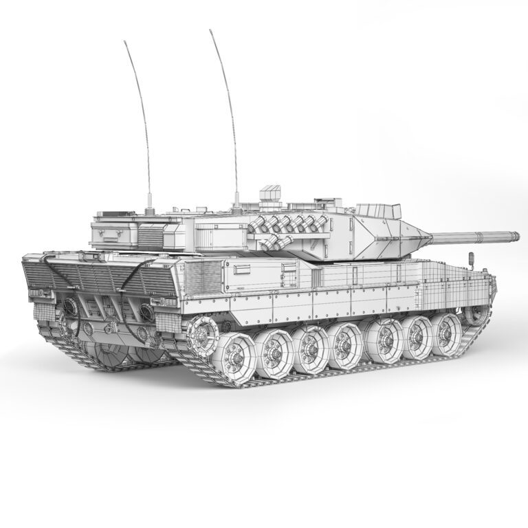 Tank Leopard 2A7 2006 (340608) 3D model - Download 3D model Tank ...